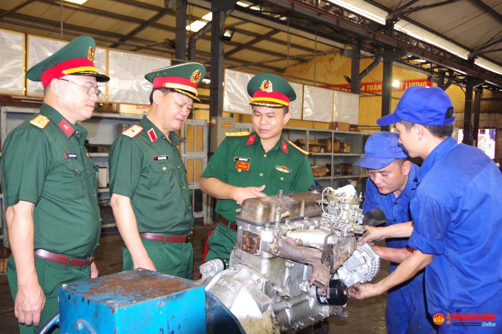 Bộ Tư lệnh Quân khu 4: Kiểm tra tại Xưởng 467, Cục Hậu cần - Kỹ thuật